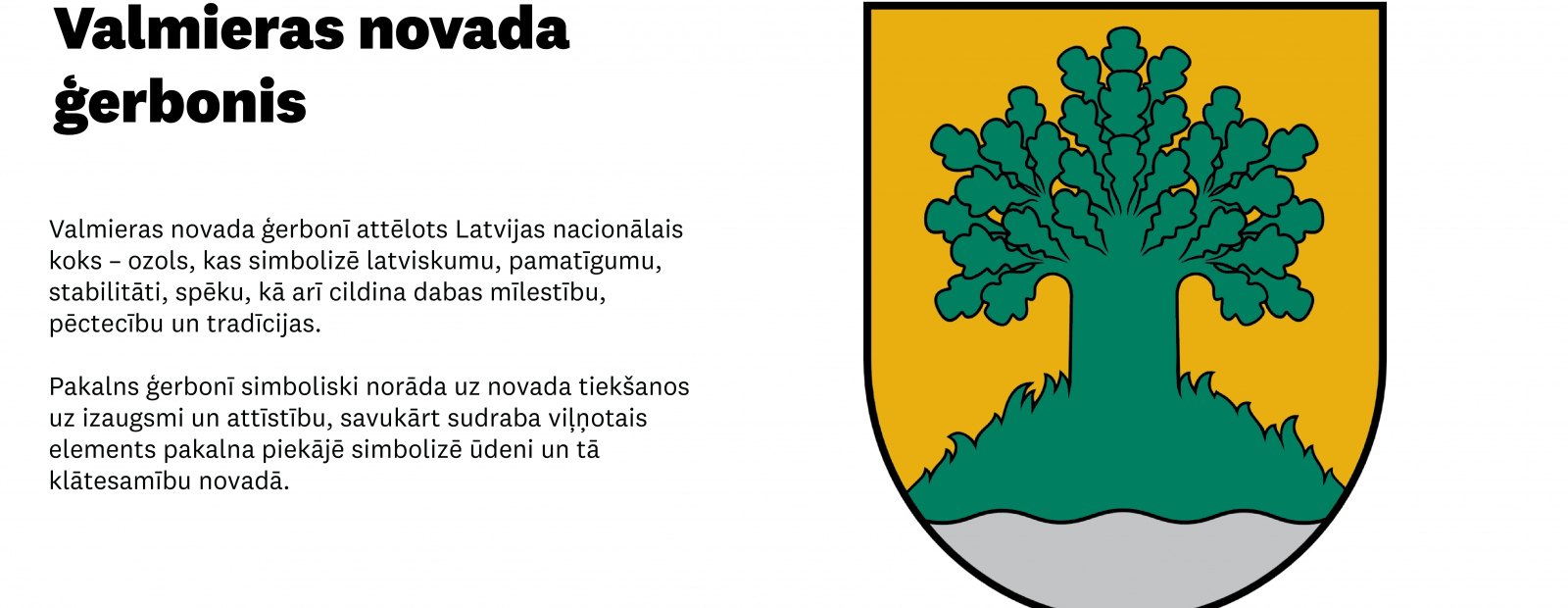 Apstiprināts Valmieras novada jaunais ģerbonis / Diena